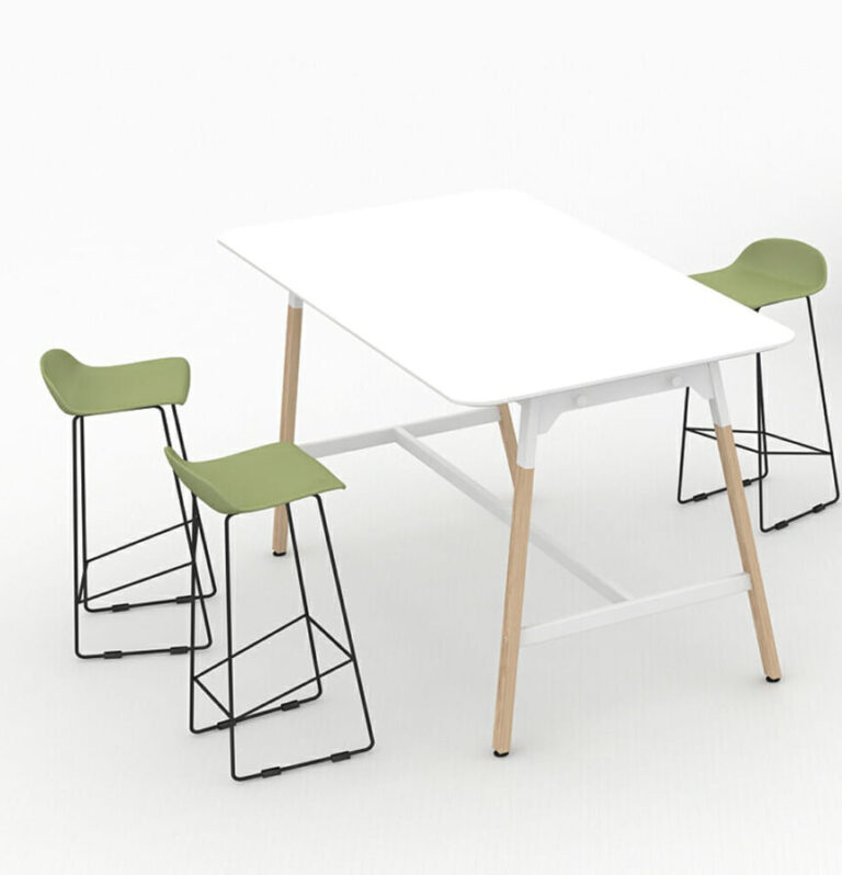 Flow Meeting Bar Height Tables Suppliers in KSA - Laelko